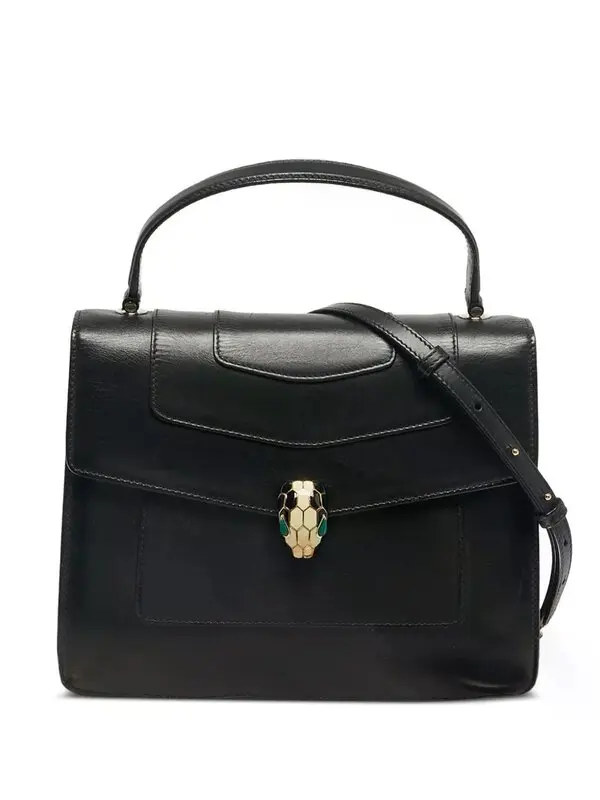 BVLGARI Calf Leather Satchel