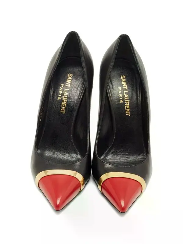 Saint Laurent Janis Leather Pumps