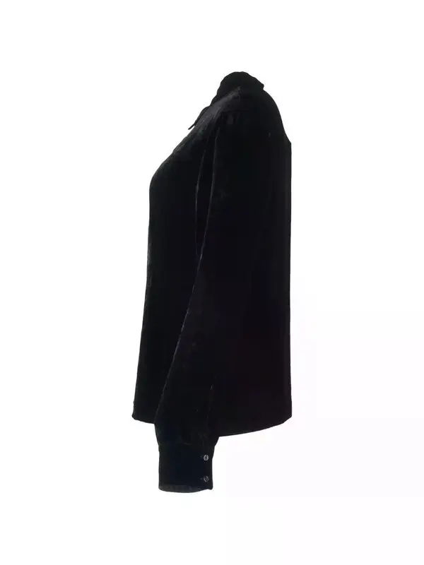 TOM FORD Velvet Long-sleeve Shirt