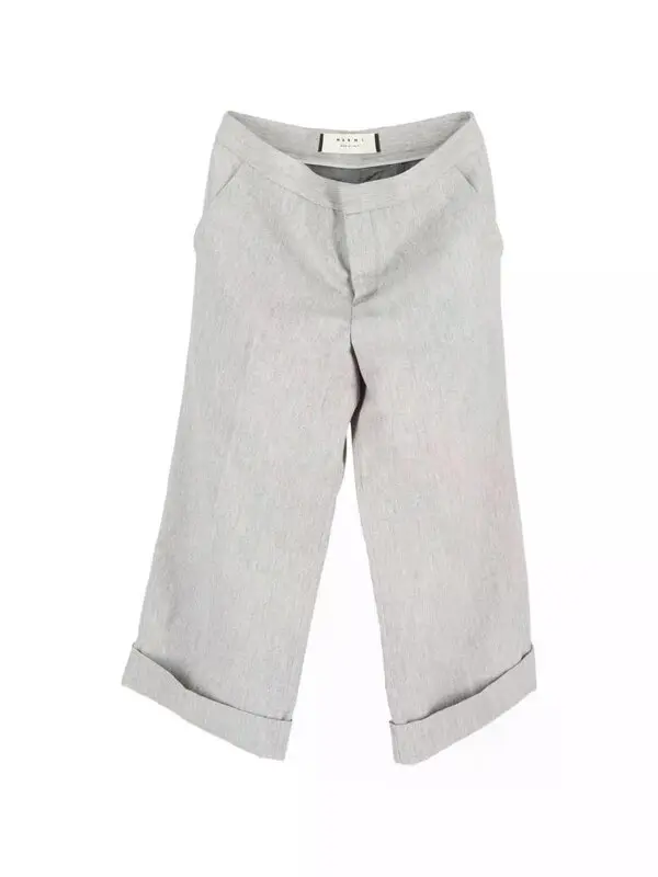 Marni Folded-hem Trousers