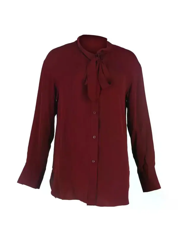 Theory Ribbon-detail Buttoned Shirt