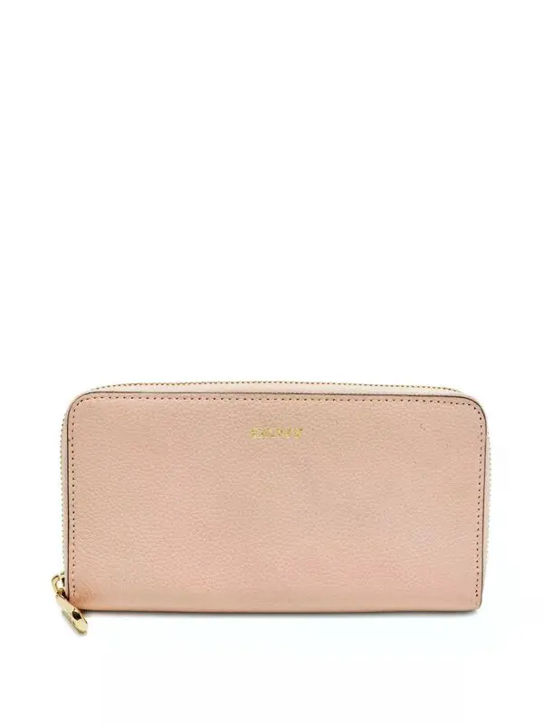 Dkny Continental Zip Wallet - Pink