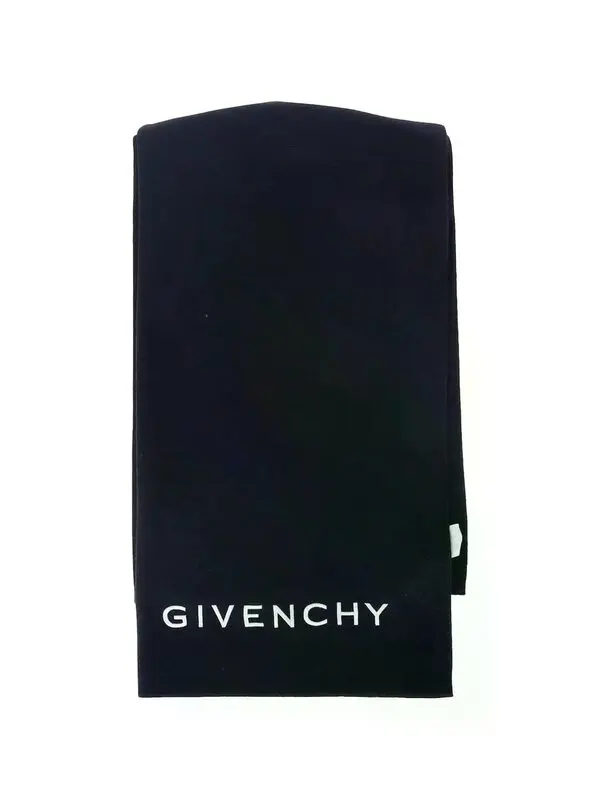 Givenchy Logo Scarf - Blue