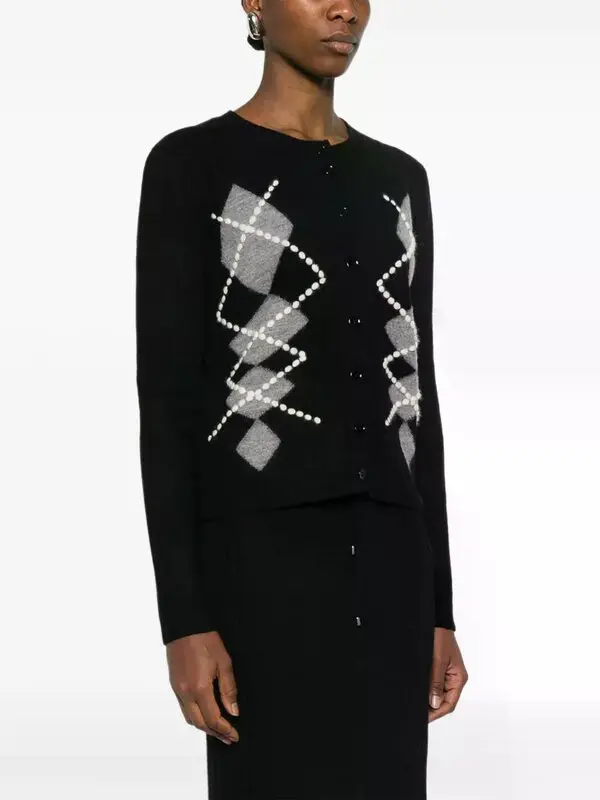 Ermanno Scervino Argyle-motif Cardigan