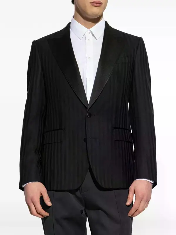 Dolce & Gabbana Striped Peak-lapel Blazer