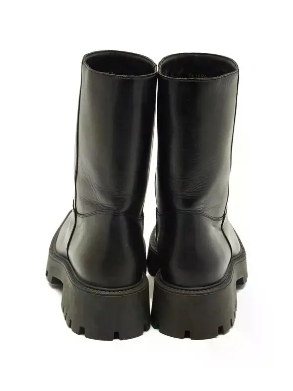 Balenciaga Rhino Leather Chelsea Boots - Black