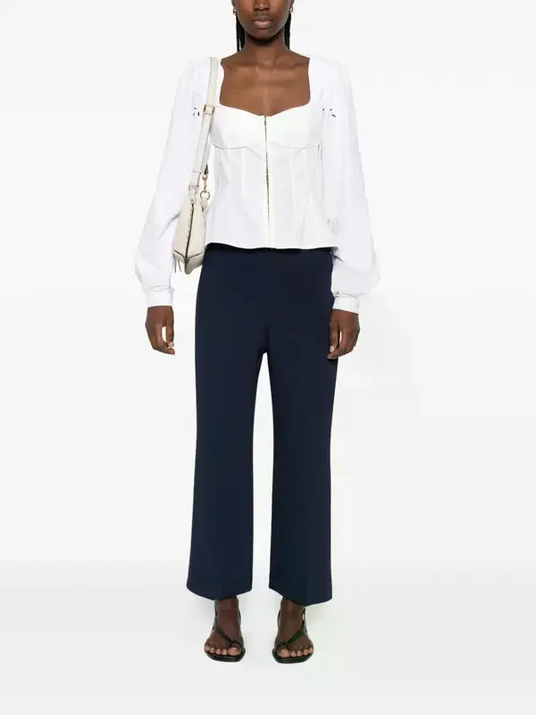 Etro Textured Wide-leg Trousers