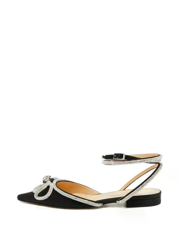 Mach & Mach Satin Bow Sandals