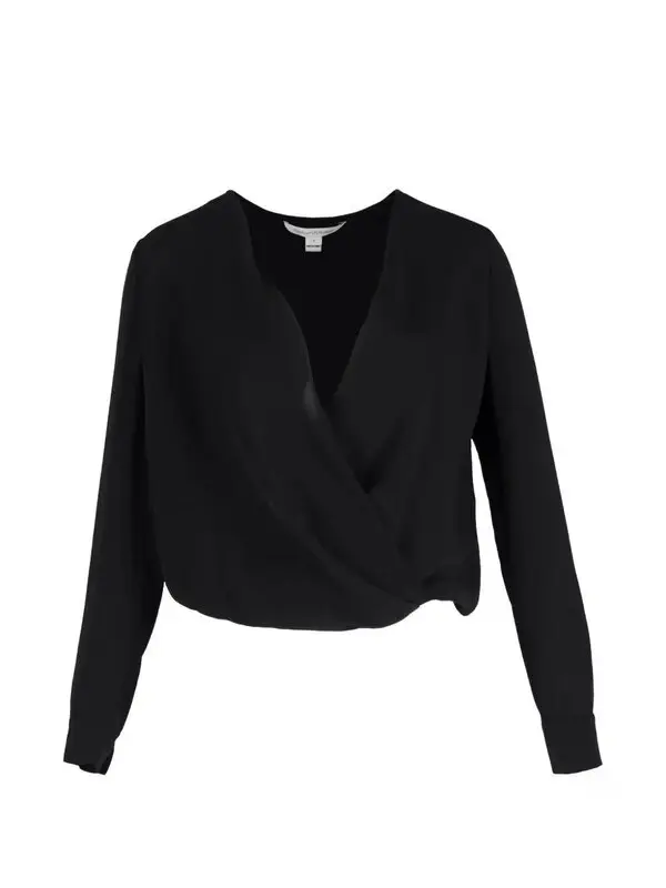 Diane Von Furstenberg Vintage Surpliced Blouse