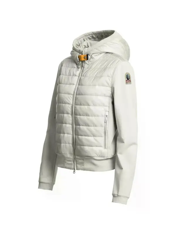 PARAJUMPERS Caelie Hooded Quilted Jacket - White