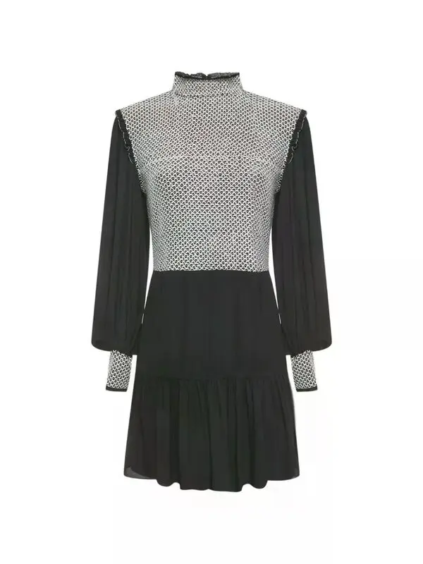 Alice + Olivia Embroidered Mini Dress