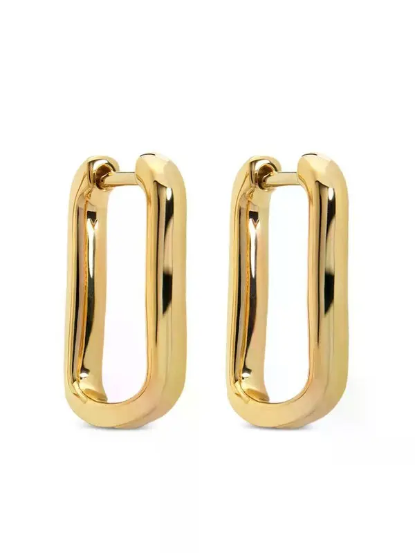 Monica Vinader Recycled 18k Vermeil Alta Capture Huggie Earrings - Gold