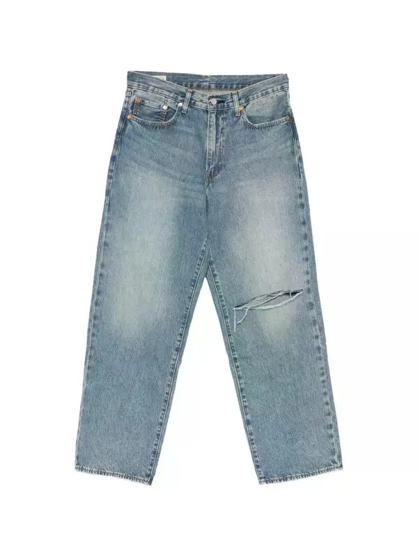 LEVI'S 578 Baggy Ripped-knee Jeans