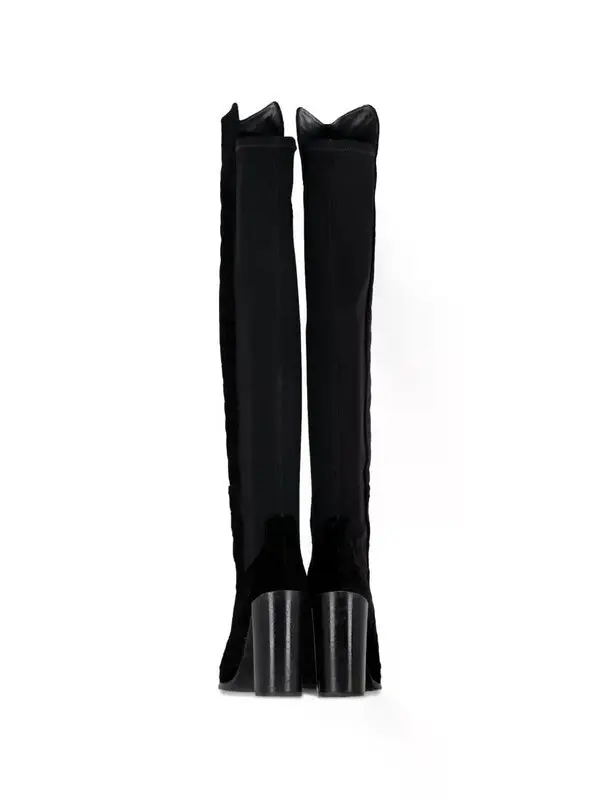 STUART WEITZMAN Crocodile-effect Knee-high Boots