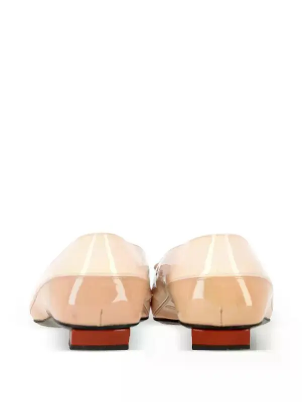 ROGER VIVIER Patent Leather Buckled Flats