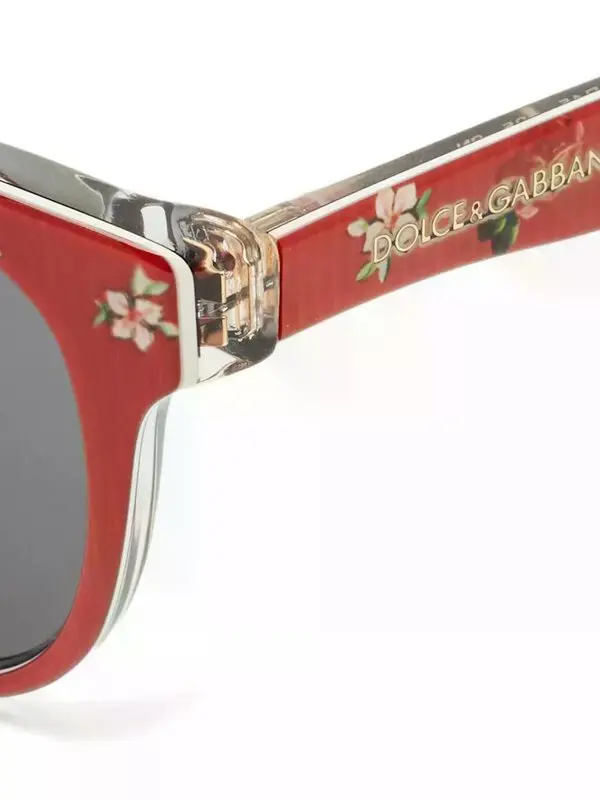 Dolce & Gabbana Floral-frame Sunglasses
