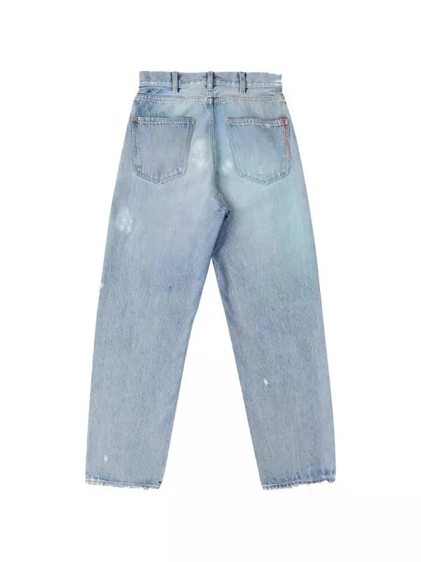 FORTELA High-waisted Five-pocket Denim Wide-leg Jeans