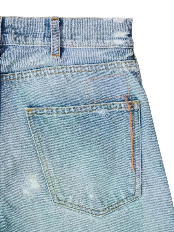 FORTELA High-waisted Five-pocket Denim Wide-leg Jeans
