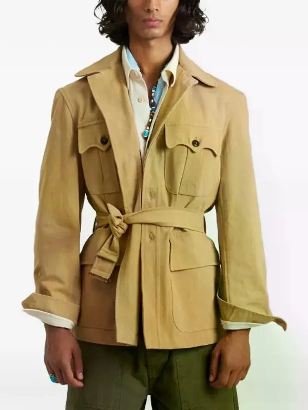 FORTELA Clint Belted Chest-pockets Jacket