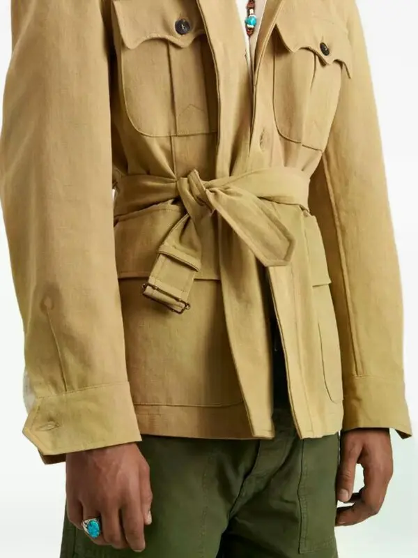 FORTELA Clint Belted Chest-pockets Jacket