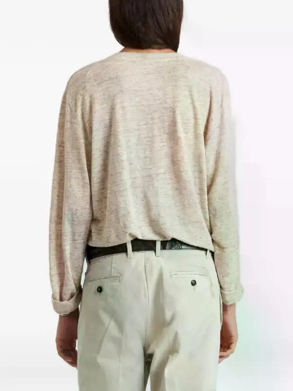 FORTELA Long-sleeve V-neck T-shirt
