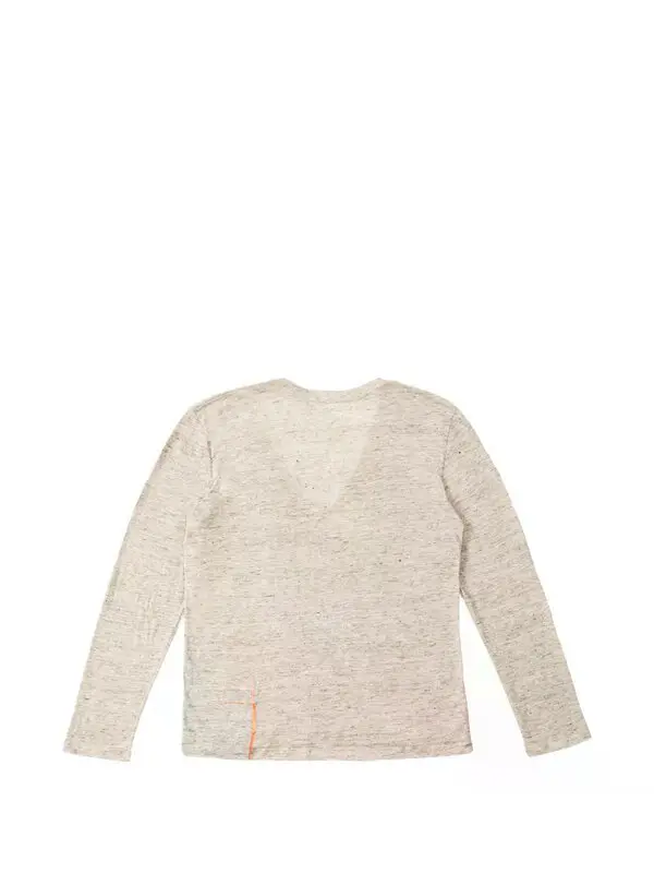 FORTELA Long-sleeve V-neck T-shirt