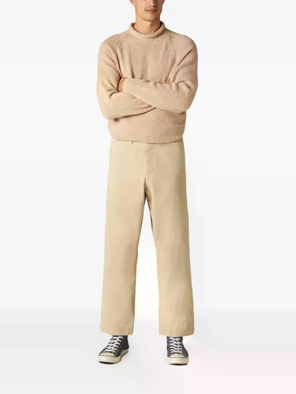 FORTELA Coin-pocket Chino Trousers - Neutrals