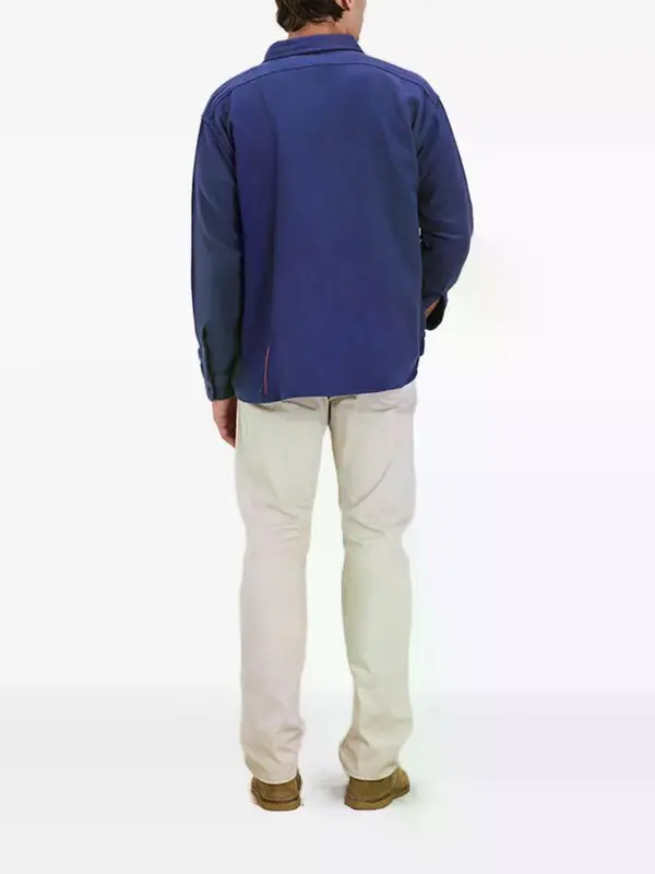 FORTELA Mescal Cotton Shirt - Blue