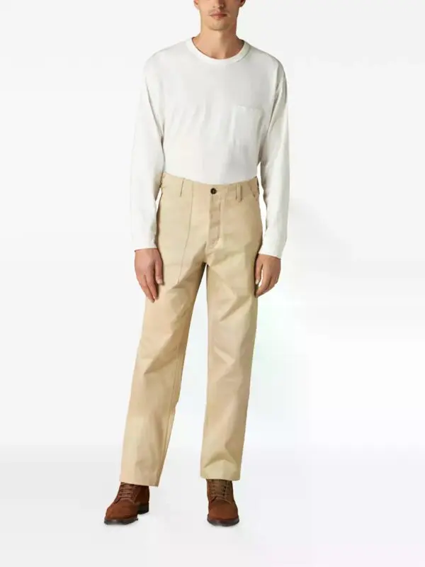 FORTELA Patch-pocket Trousers - Neutrals