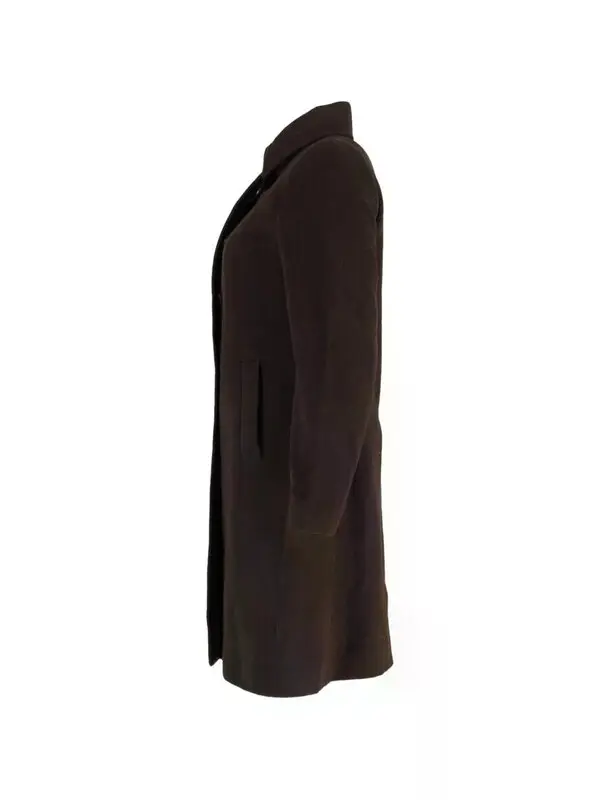 Burberry Collared Suede Coat