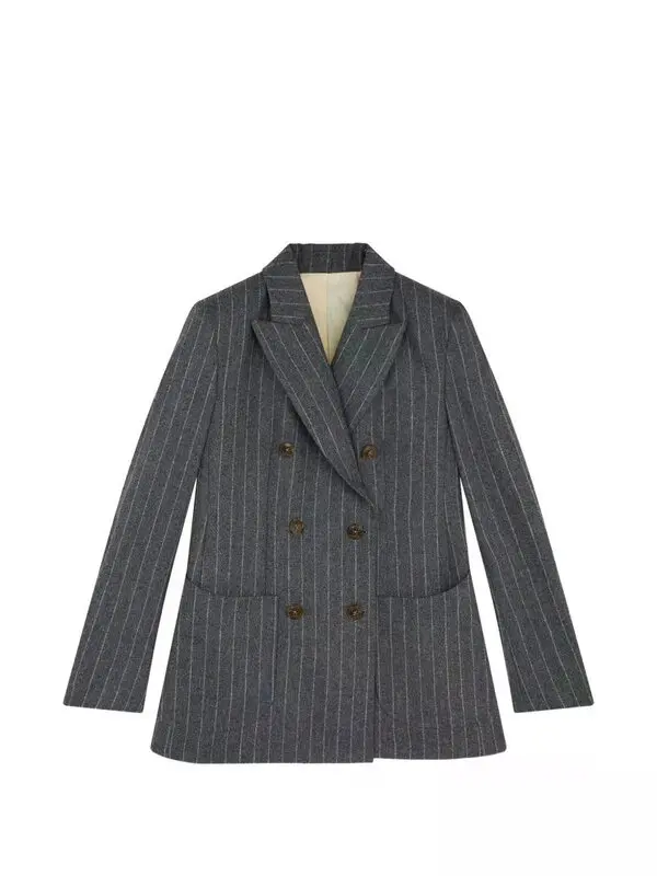 FORTELA Pinstripe Double-breasted Jacket