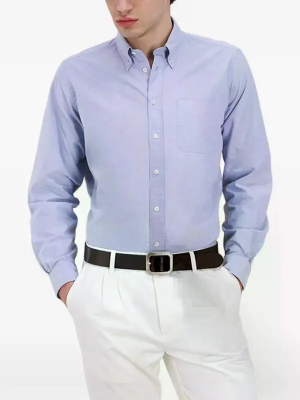FORTELA King Buttoned Oxford Shirt - Blue