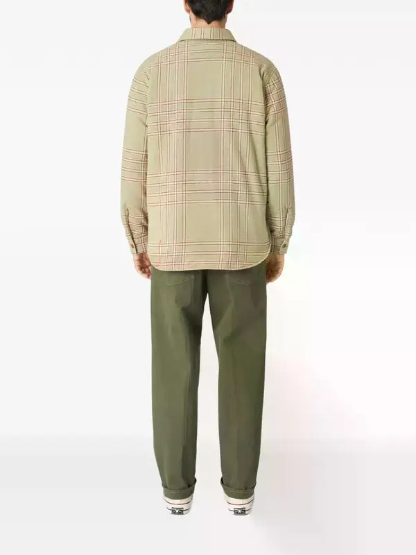 FORTELA Patch-pockets Checked Overshirt
