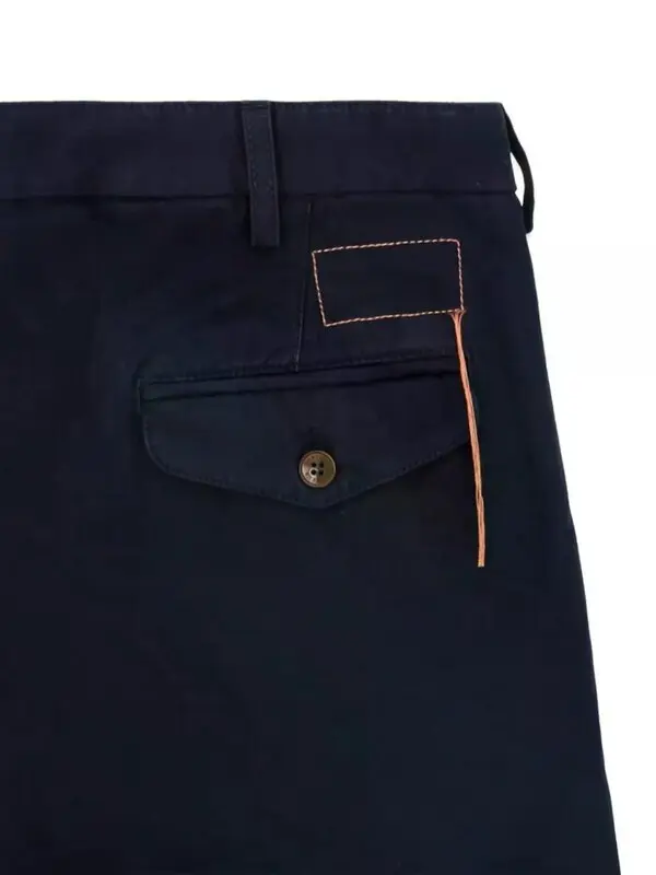FORTELA Riviera Reversed Canvas Trousers - Blue