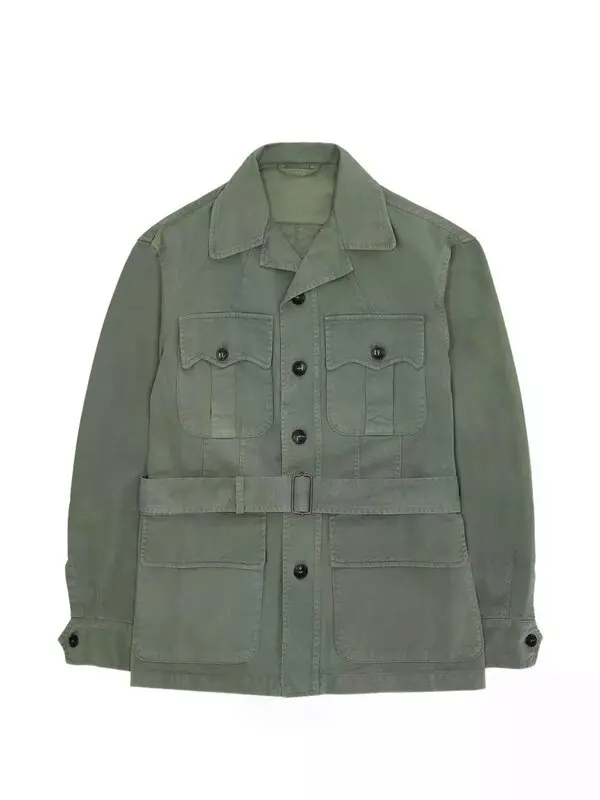 FORTELA Buttoned Belted Jacket