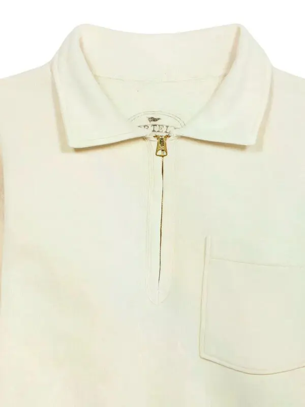 FORTELA Woven Zip-up Sweatshirt - Neutrals
