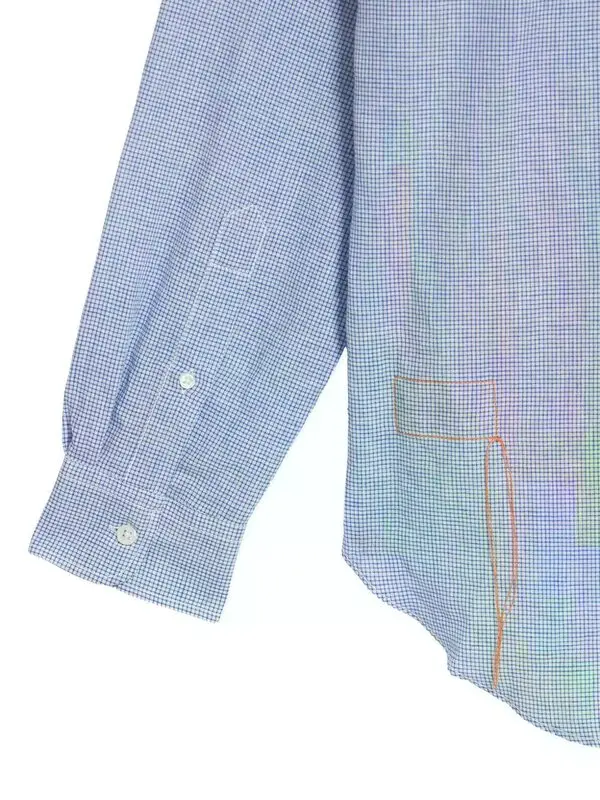 FORTELA King Micro-check Chest-pocket Shirt