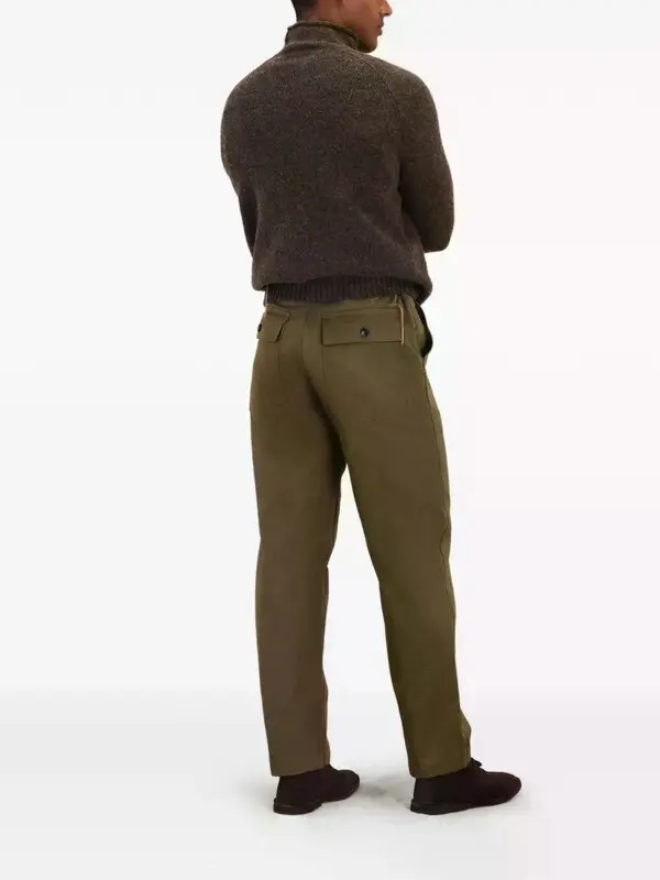 FORTELA Patch-pocket Trousers - Green