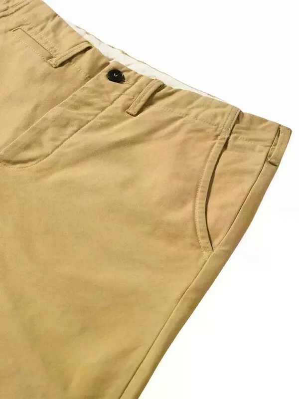 FORTELA Cotton Chino Trousers - Neutrals