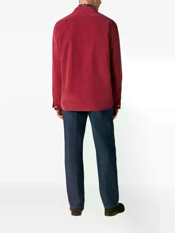 FORTELA Work Patch-pocket Corduroy Shirt