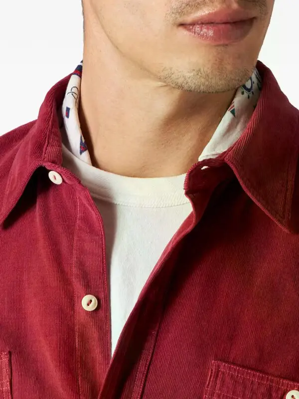 FORTELA Work Patch-pocket Corduroy Shirt