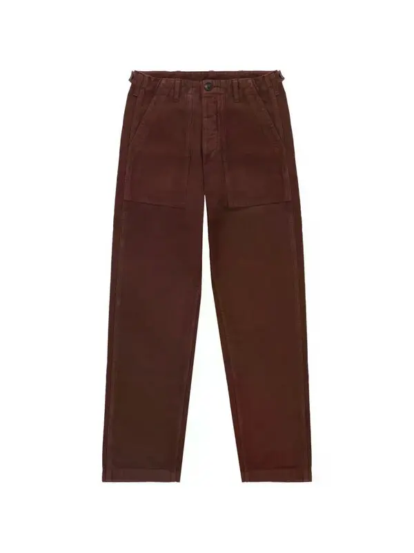 FORTELA Patch-pocket Trousers - Brown