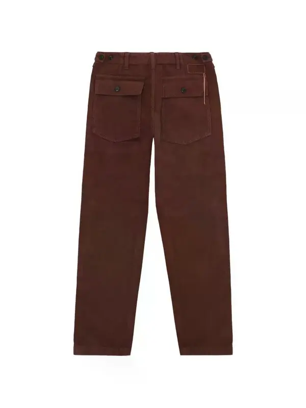 FORTELA Patch-pocket Trousers - Brown