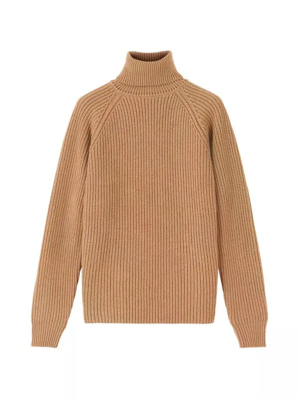 FORTELA Oslo Ribbed-knit High Neck Sweater - Neutrals
