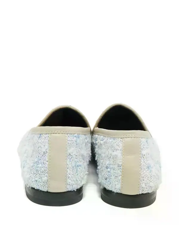 Gucci Tweed Horsebit Loafers