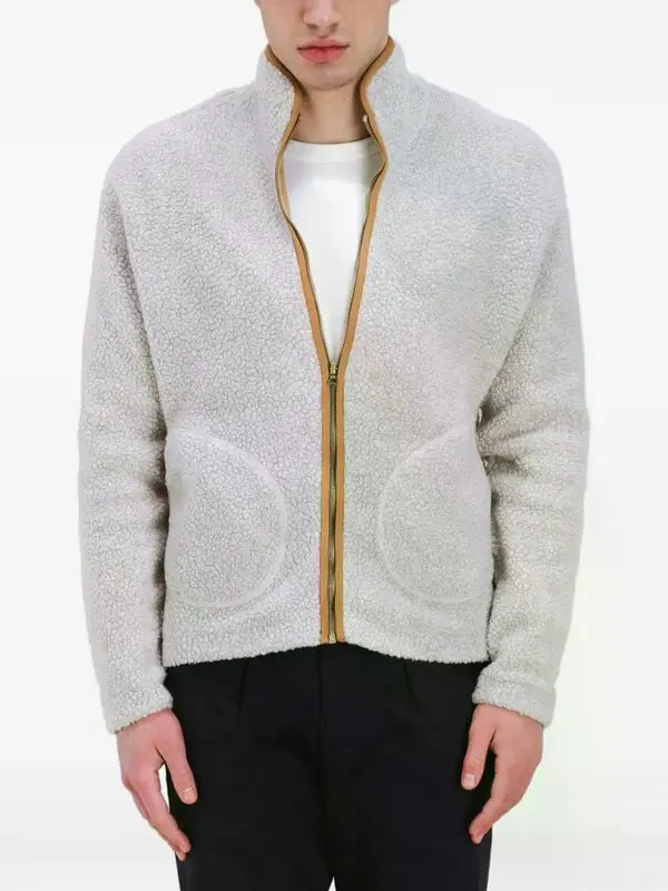 FORTELA Teddy Zip Jacket - Grey