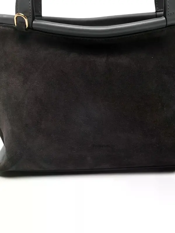 WANDLER Ida Suede Top Handle Tote Bag