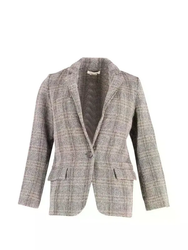ISABEL MARANT VINTAGE Patterned Single Button Blazer