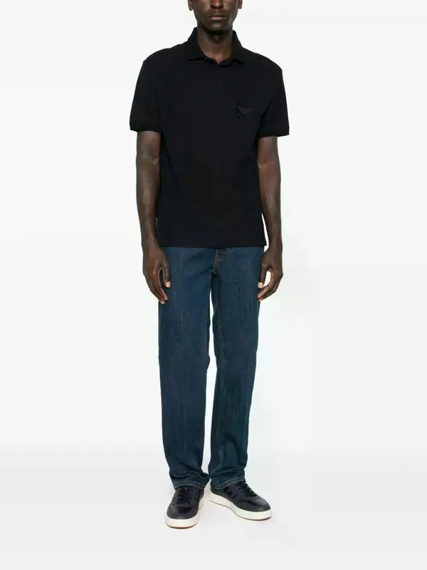 Emporio Armani Five-pocket Logo-patch Denim Jeans