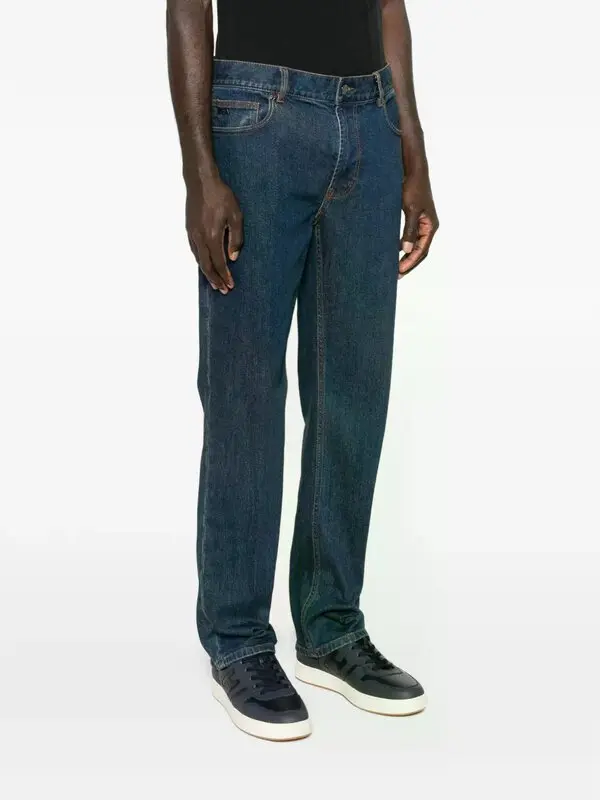Emporio Armani Five-pocket Logo-patch Denim Jeans